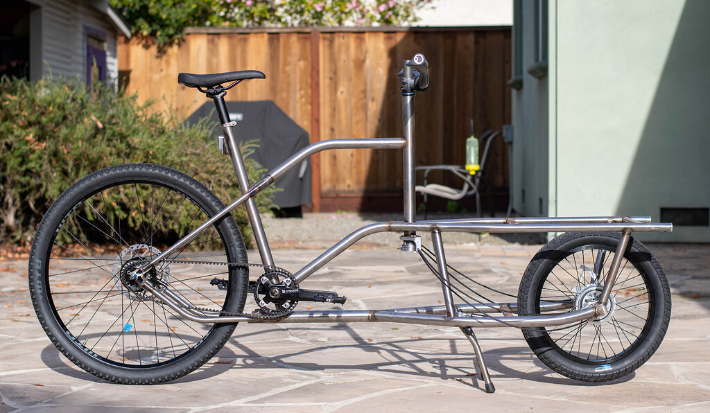 Center Hub Steer Cargo Bike - Build Logs - Custom Framebuilding Forum