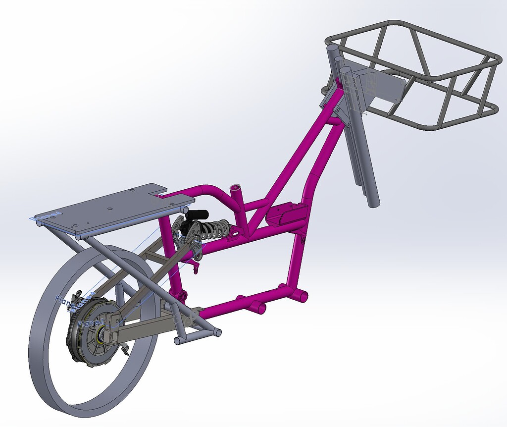 How to reduce lateral flex in a long tail cargo bike frame - Education ...